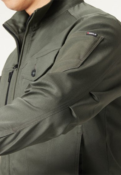 バートル 671 BURTLE 伸長率20％ ストレッチ 長袖ジャケット S?5L - 作業服のカスタマイズ専門店 激安通販で刺繍・縫製・プリントを提供 – カスタマイズプロ