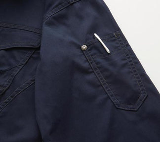 SOWA 3088-00 桑和 [N.BWシリーズ] TC綿混ストレッチ長袖ブルゾン S?8L 【春夏用】 - 作業服のカスタマイズ専門店【カスタマイズプロ】 激安通販で刺繍・縫製・プリントを提供