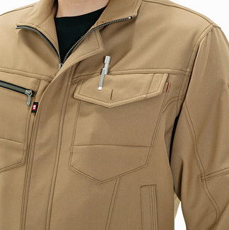バートル 7081 BURTLE 帯電防止 伸長率17% ストレッチ ジャケット 【秋冬用】- 作業服のカスタマイズ専門店【カスタマイズプロ】 激安通販で刺繍・縫製・プリントを提供
