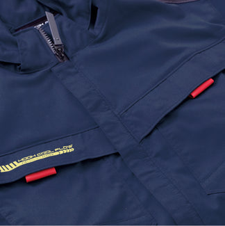 HOOH V2517 快適ウェア サイドファン 半袖フードジャケット S～8L | 作業服とワークウェアの加工専門店【カスタマイズプロ】